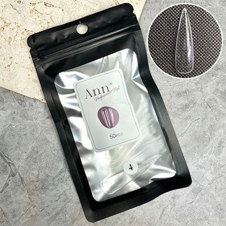 Ann Professional Tip Extension Point Super Long Clear #4 – TAT USA