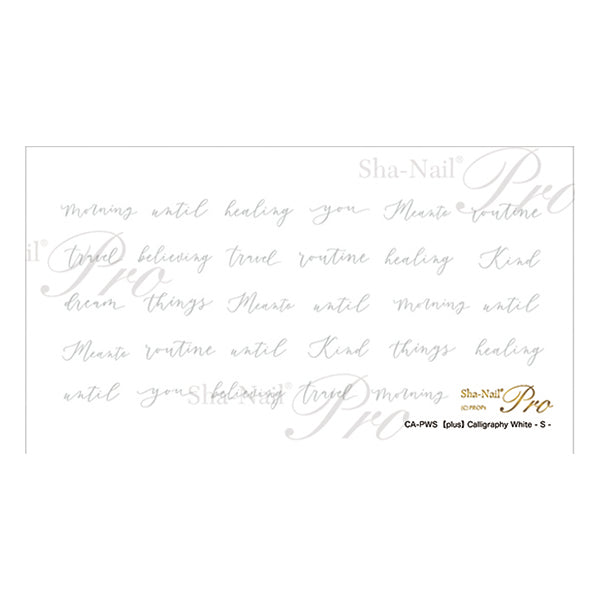 Sha-nail PLUS Caligraphy WhiteS – TAT USA