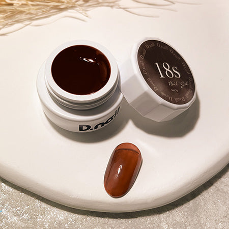 D. nail color gel syrup 18S red brown 3g – TAT USA