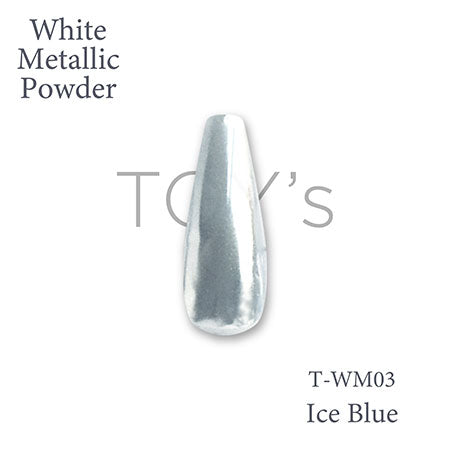 TOYs x INITY White Metallic Powder T-WM03 Ice Blue – TAT USA